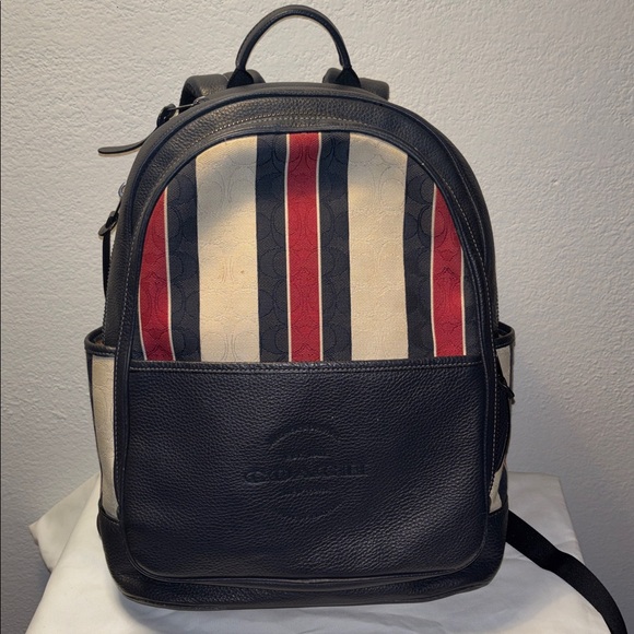 Coach | Bags | Coach Thompson Backpack In Signature Jacquardleather ...